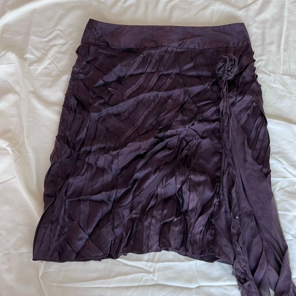 bebe | Skirts | Bebe Deep Purple Mini Skirt | Poshmark